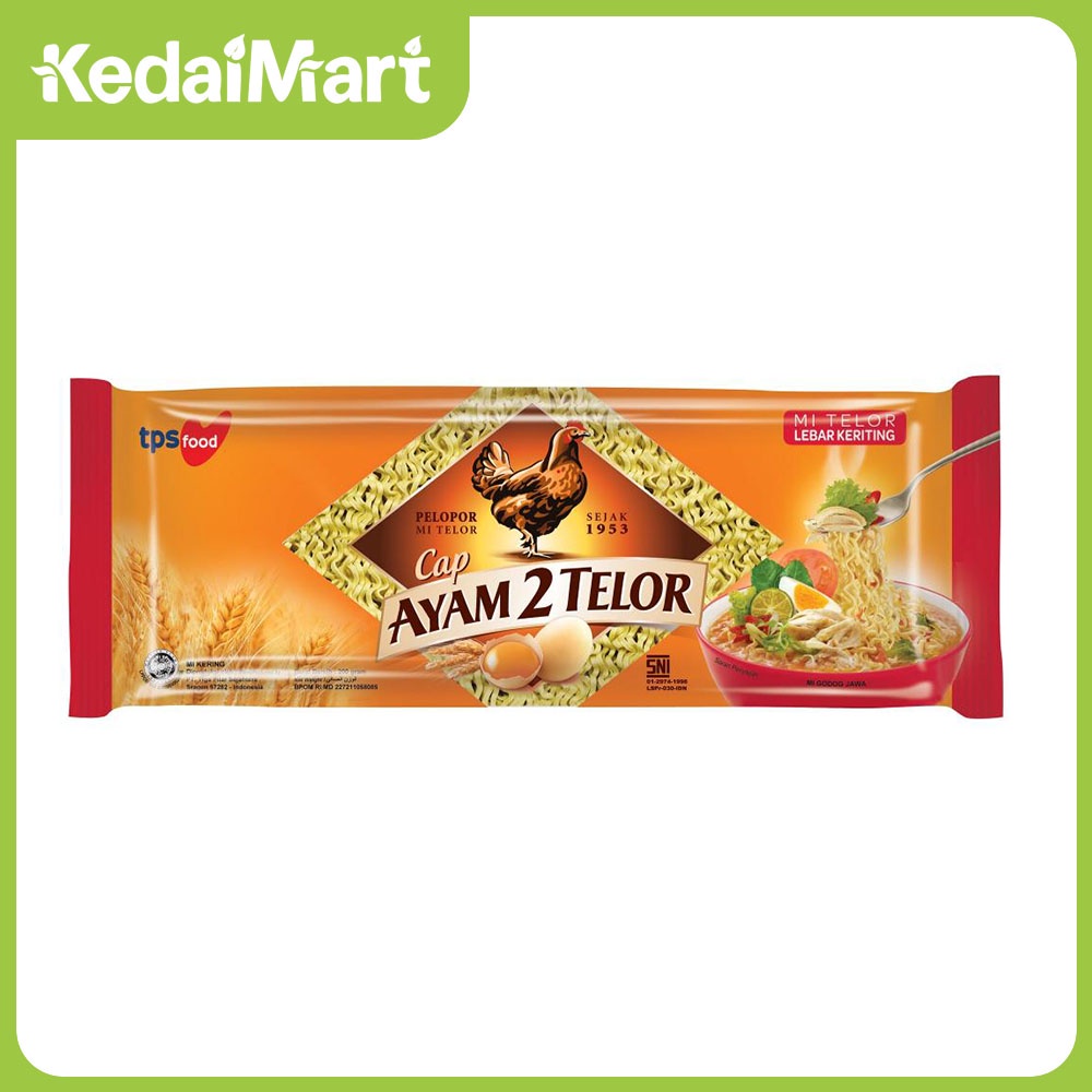 Jual Mie Telor Lebar Keriting Cap Ayam 2 Telor 200 Gram | Shopee Indonesia