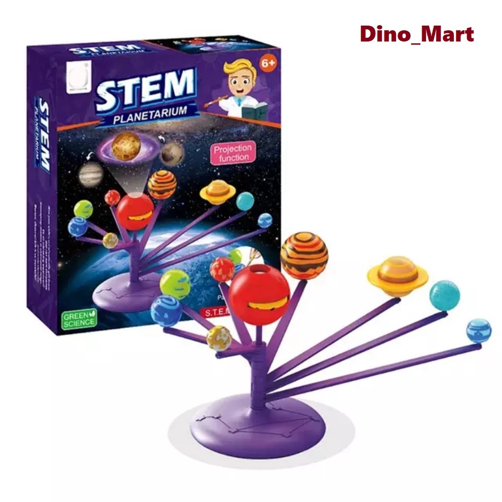 Jual Mainan Anak Stem Planetarium - Stem Magnet Science - Stem Rotating ...