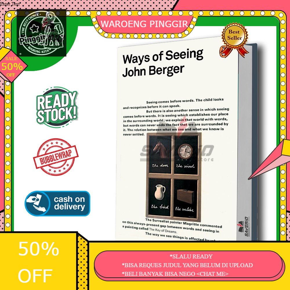Jual Buku WAYS OF SEEING JOHN BERGER | Shopee Indonesia