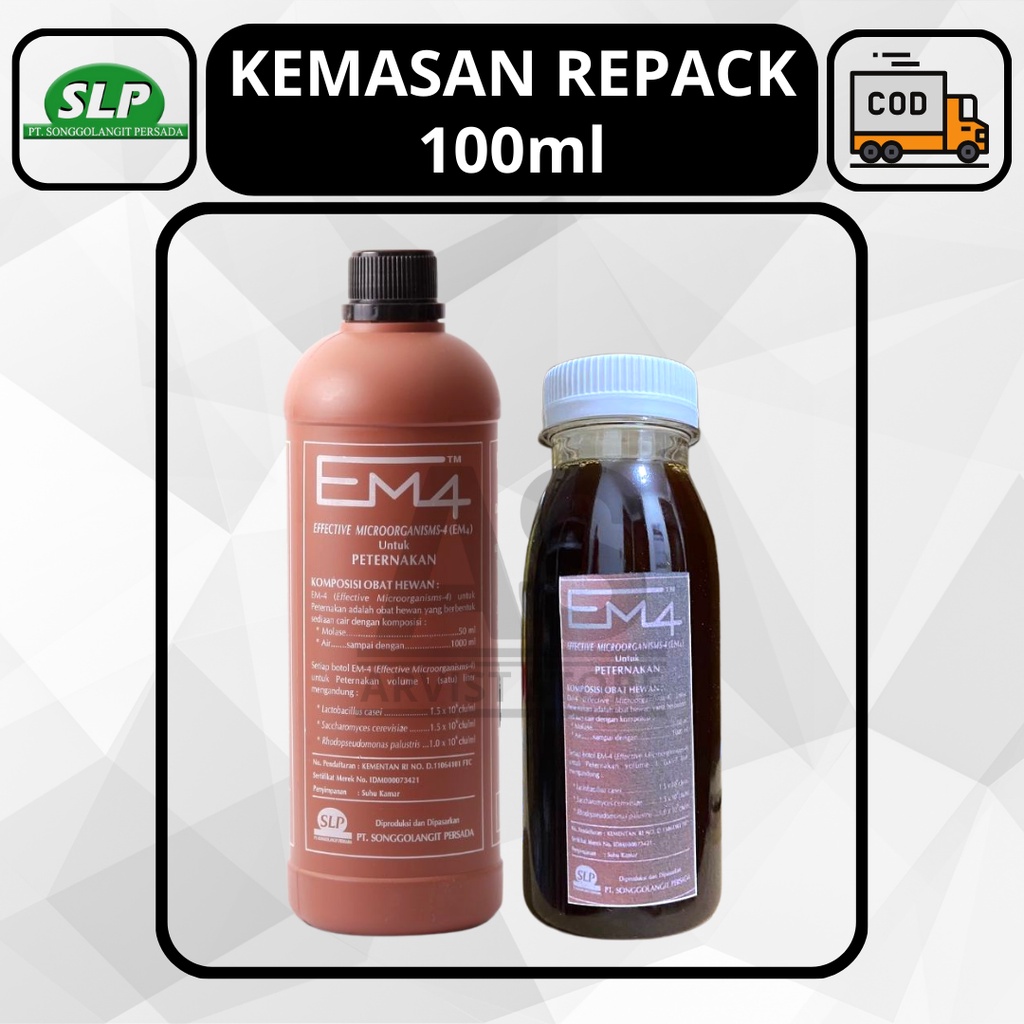 Jual EM4 Mikro Organisme Pupuk atau Suplemen Organik Cair Peternakan ...