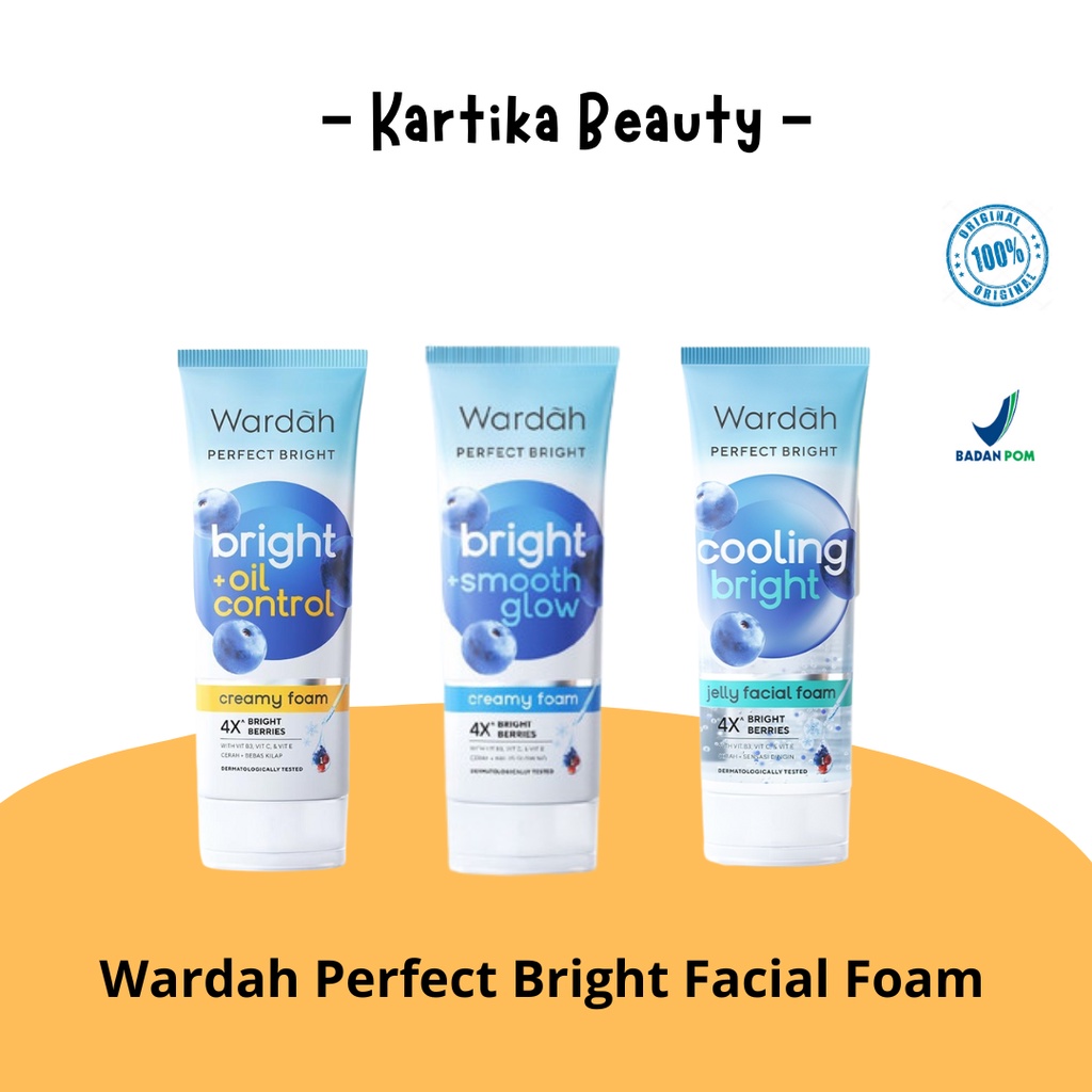Jual [ KEMASAN BARU ] SABUN CUCI MUKA WARDAH PERFECT BRIGHT CREAMY FOAM ...