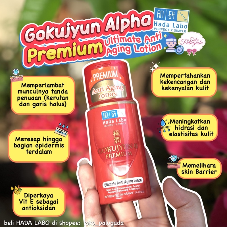 Jual [bisa Cod] Hada Labo Gokujyun Alfa Premium Ultimate Anti Aging