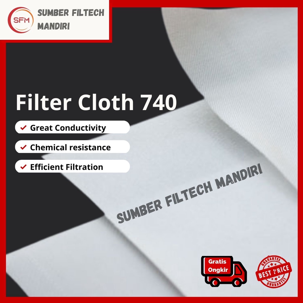 Jual Kain Filter Press Woven Polyester (PE) 740 - Kain Filter Saringan ...