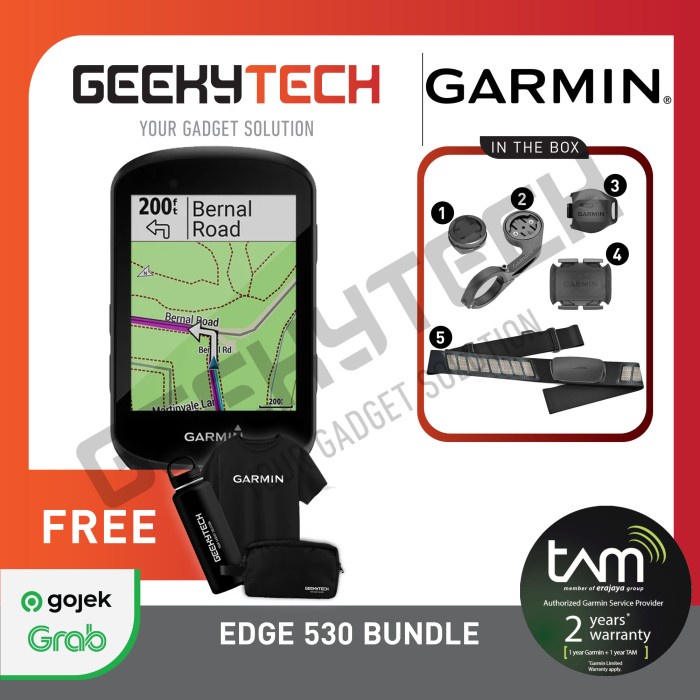 Jual Garmin Edge 530 Sensor Bundle - Garansi Resmi TAM 2 Tahun | Shopee ...