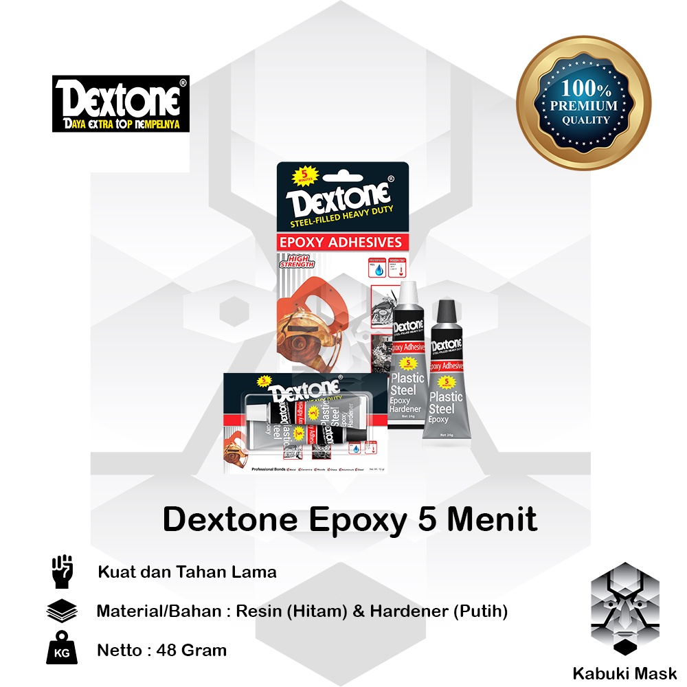 Jual Lem Dextone 5 Menit/ Lem Dextone Epoxy/ Epoxy Adhesives/ Lem ...