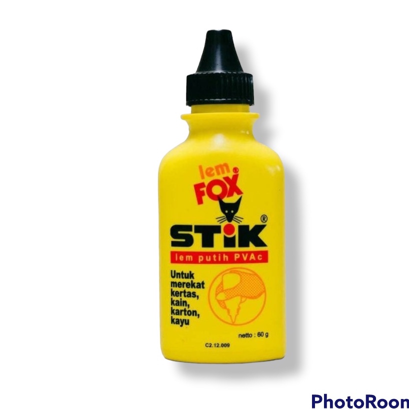 Jual Lem Fox Putih PVAC 60g Lem Kertas Fox Glue White Satuan SHSNP ...
