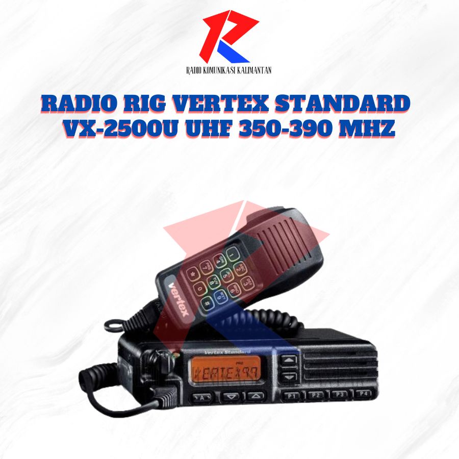 Jual RADIO RIG VERTEX STANDARD VX-2500U UHF 350-390 MHZ | Shopee Indonesia