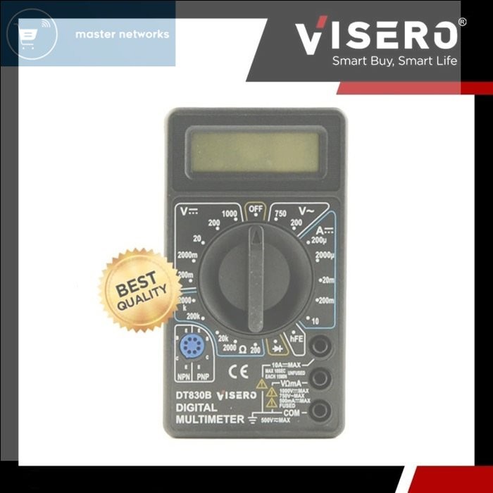 Jual Visero DT-830B Multimeter Multitester Avometer Digital Alat Ukur ...