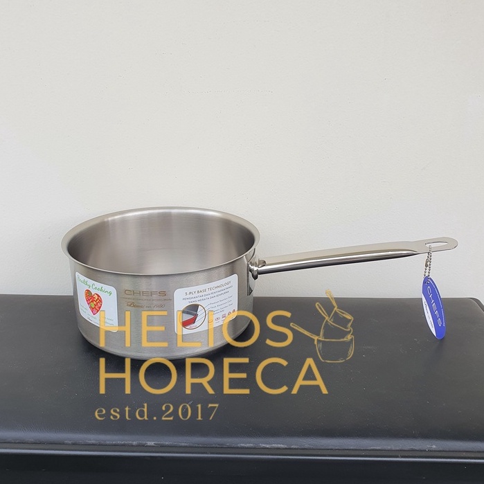 Jual Bima Chefs Shallow Sauce Pan 20cm Panci Susu Panci Saus SUS-304 ...