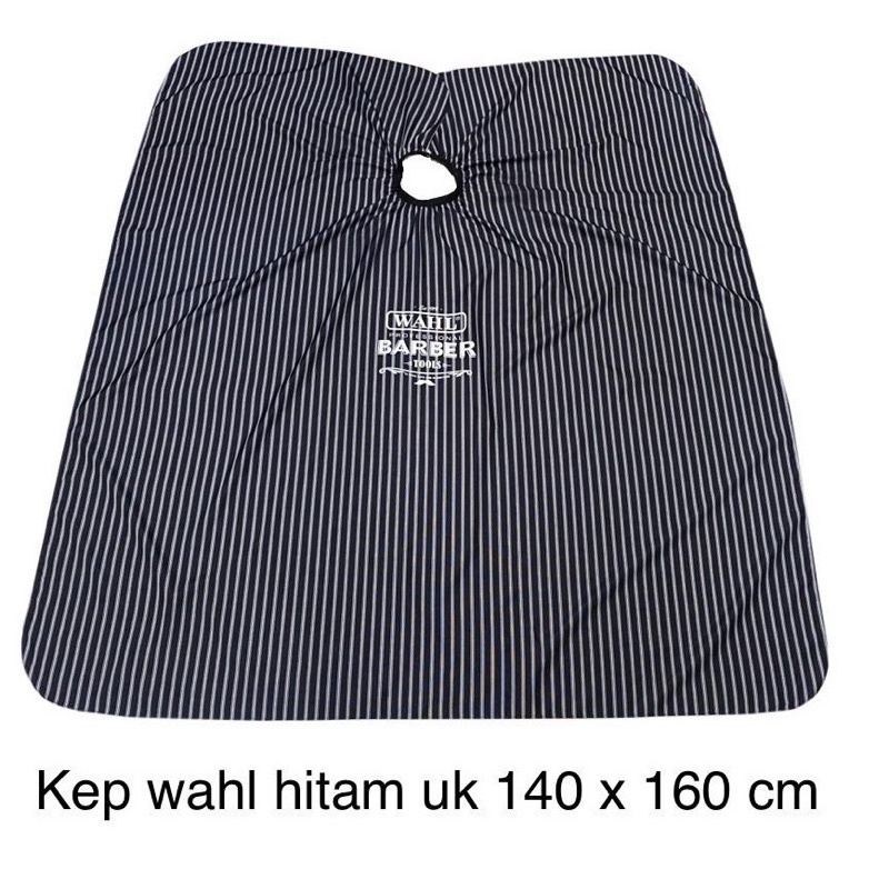 Jual Kain Cukur / Barber Cape Wahl Strip Hitam | Shopee Indonesia