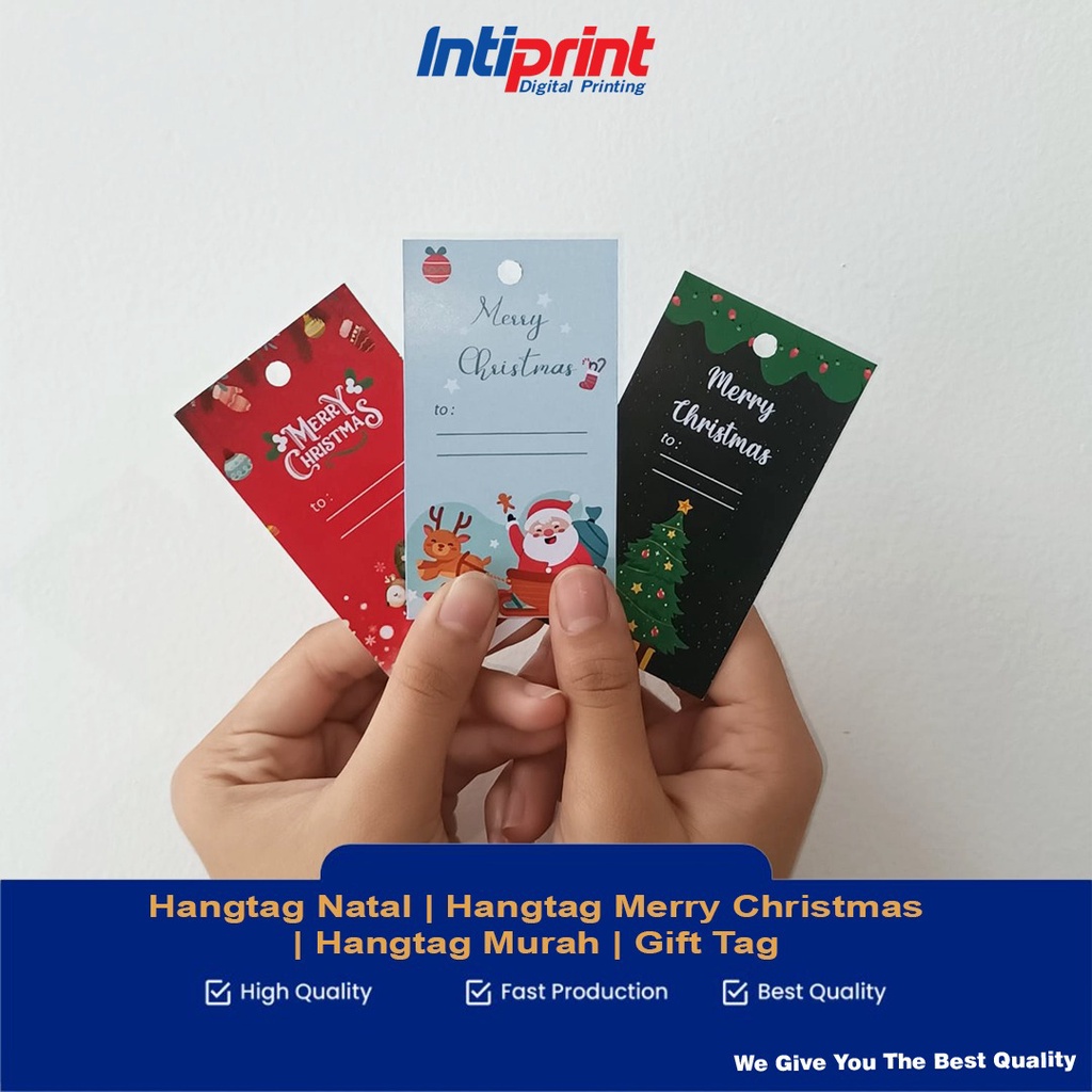 Jual Hangtag Natal Hangtag Merry Christmas Hangtag Murah Gift Tag ...