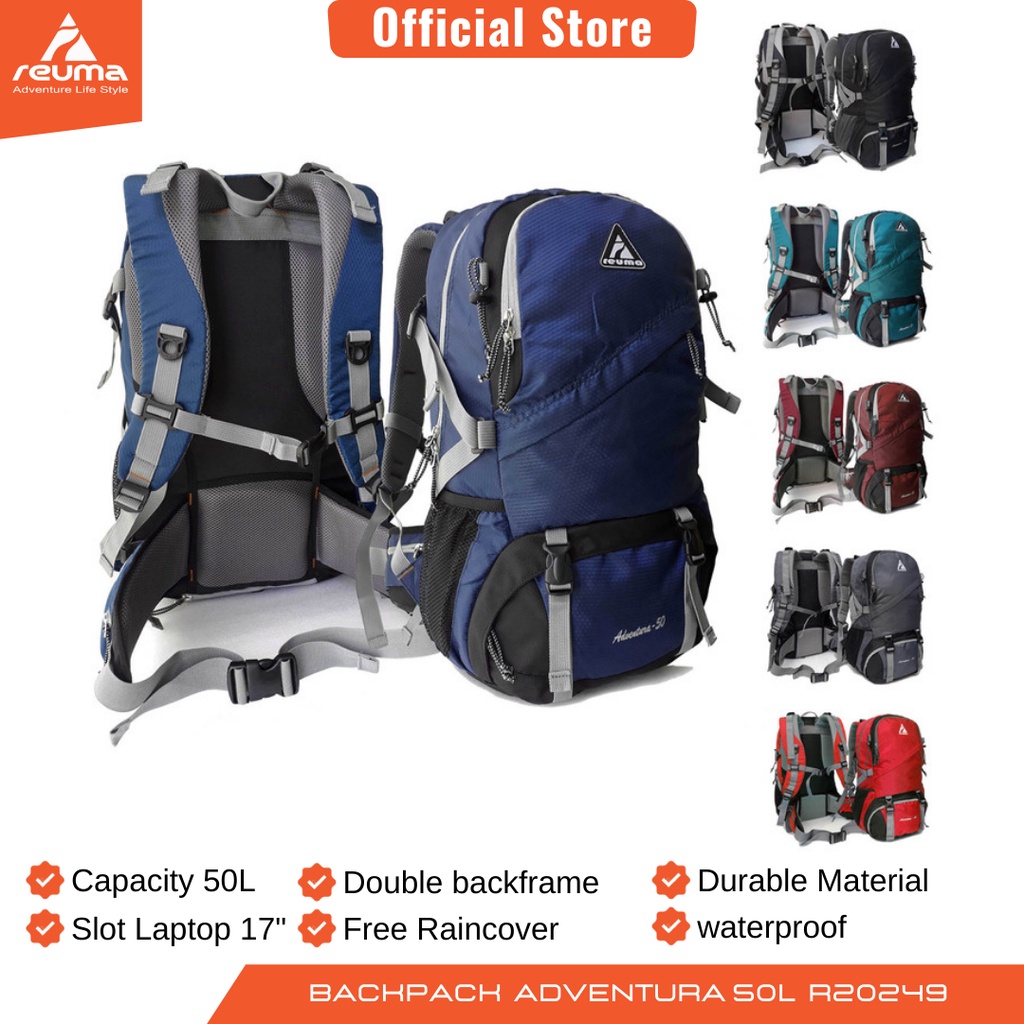 Jual Reuma Tas Ransel Backpack 50 Liter / Tas gunung / Carrier / Tas ...