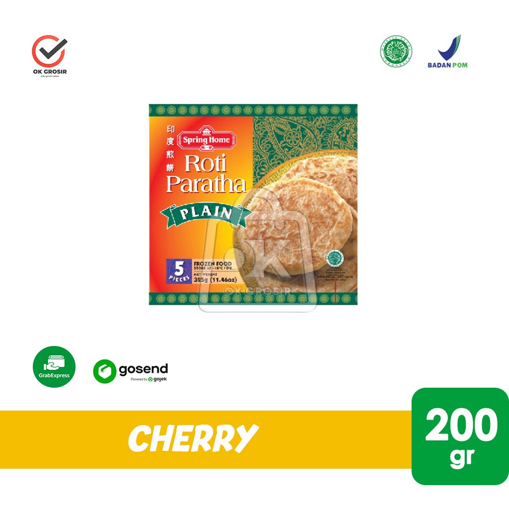 Jual Roti Paratha TYJ Spring Home / Roti India 325gr (KHUSUS INSTANT ...