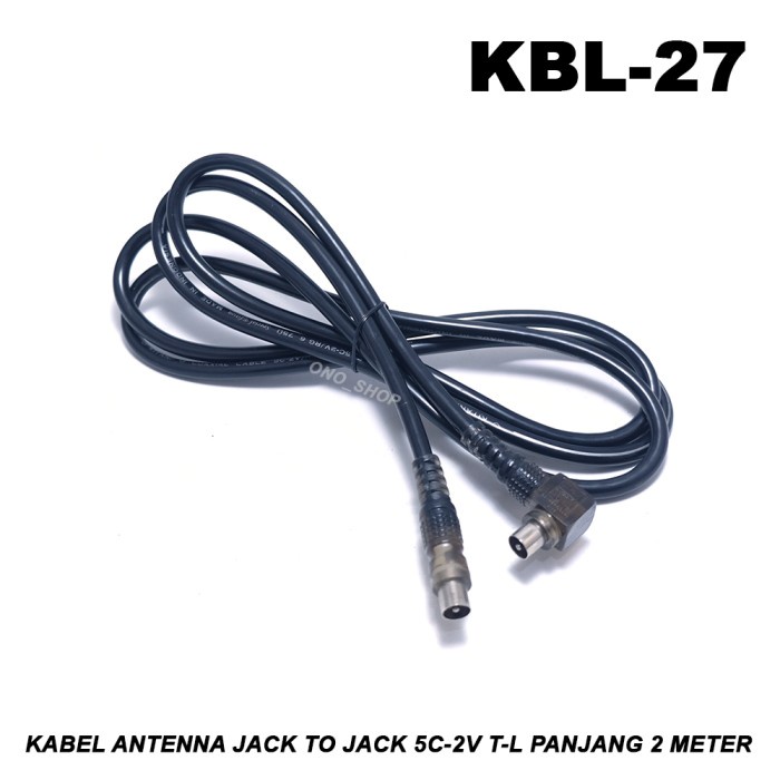 Jual Kabel Antenna Jack To Jack 5C-2V T-L Kitani Panjang 2 Meter onosh00 | Shopee Indonesia