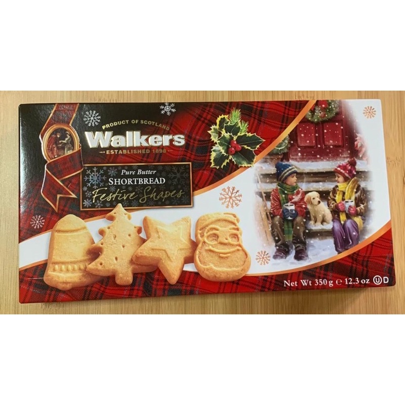 Jual Walkers Shortbread Pure Butter Festive Shapes 350 gr | Shopee ...