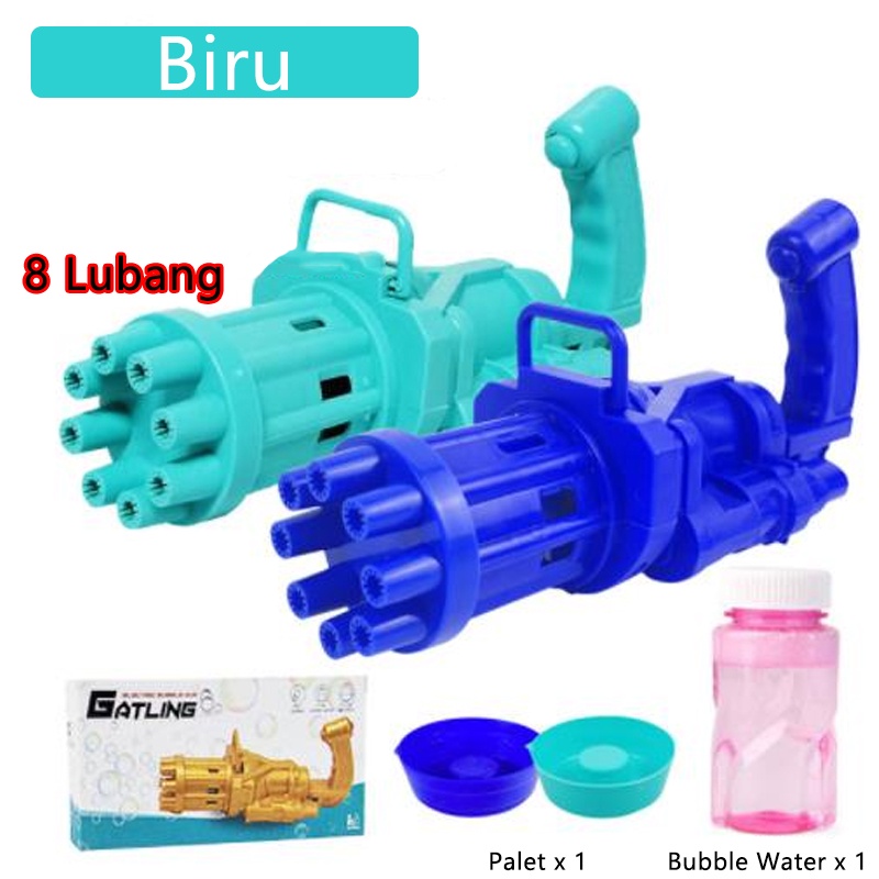 Jual BUILDHEART Pistol gelembung Gatling,15 Lubang Bubble Gun,Mainan ... Jual BUILDHEART Pistol gelembung Gatling,15 Lubang Bubble Gun,Mainan ...