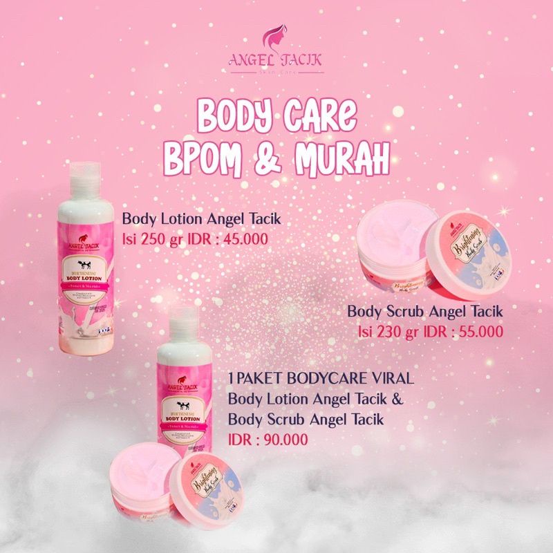 Jual PAKET BODYCARE VIRAL ANGEL TACIK | Shopee Indonesia