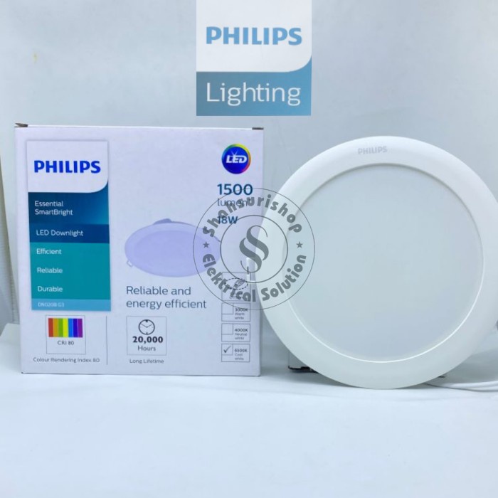 Jual PHILIPS LED DN020B GEN3 18W 18 W WATT DOWNLIGHT PANEL 7 INCH ...