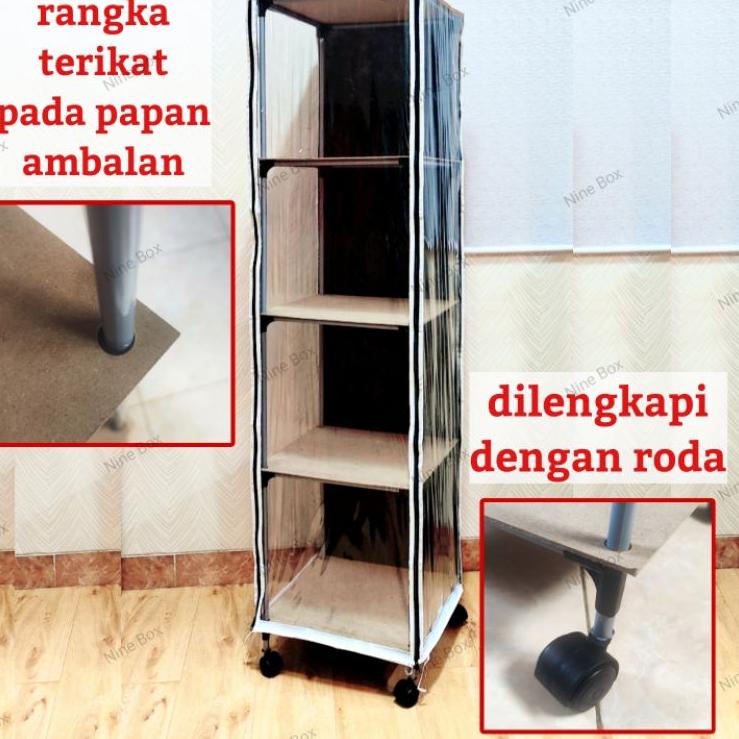 Jual Wow Murah Meriah.. Nine Box Rak helm 4 ruang / Rak display/ Lemari ...