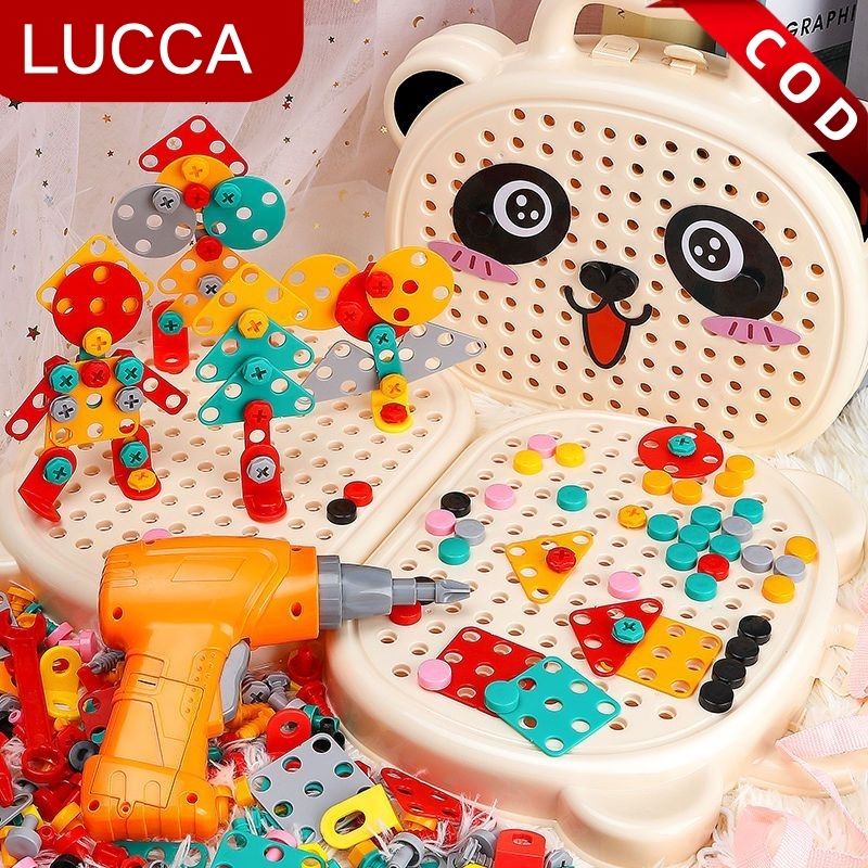 Jual Koper Mainan Tool Set Anak 203 Pcs Bor Listrik Mur Sekrup Merakit ...
