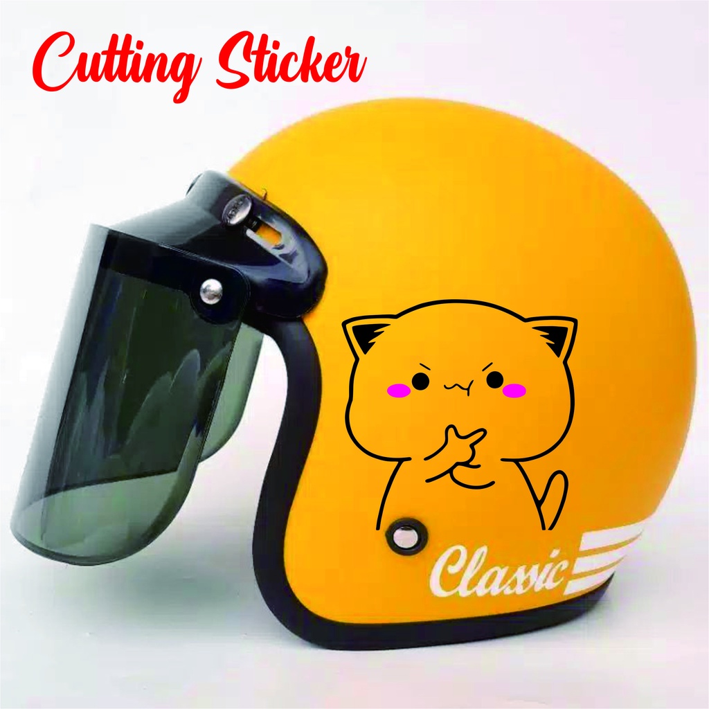 Jual SEHARI JADI Stiker Helm Bogo Mochi Sticker WA | Shopee Indonesia