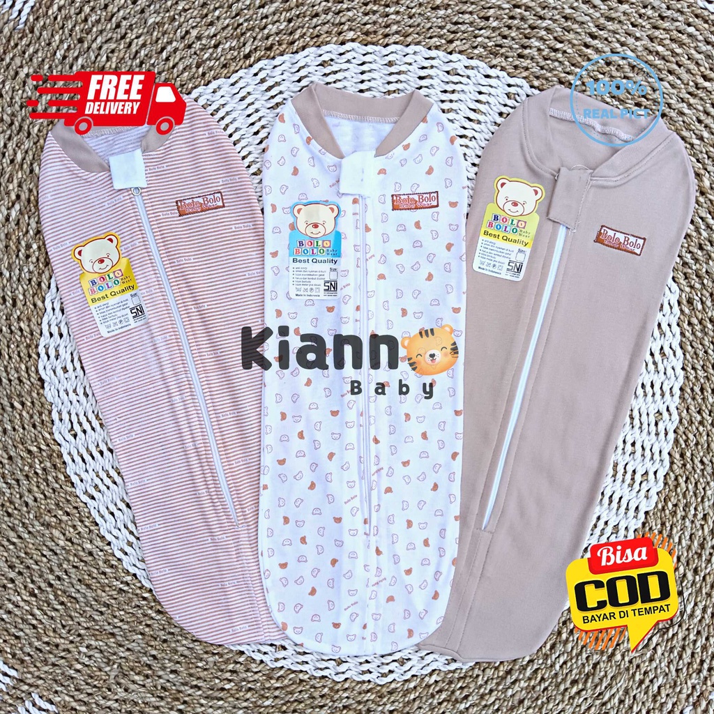 Jual 3 pcs Bedong Instan Resleting COKLAT SUSU SERIES merk SNI Bolo ...
