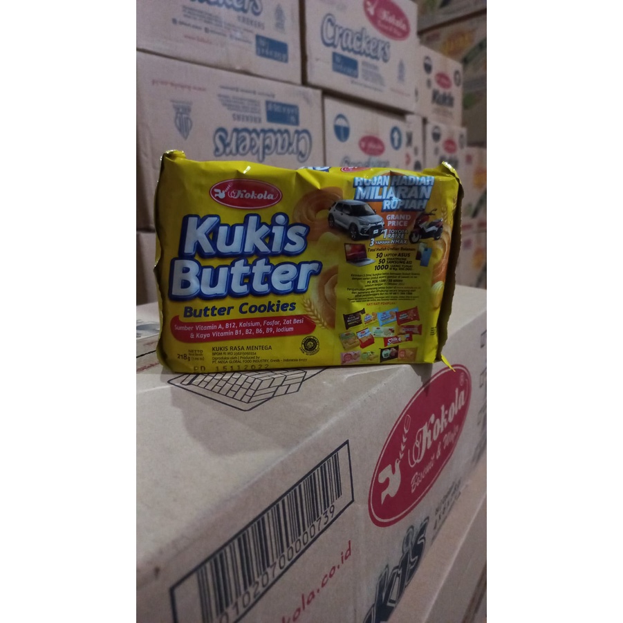 Jual kue KUKIS kokola 218 gram 1 dus isi 24 pcs | Shopee Indonesia