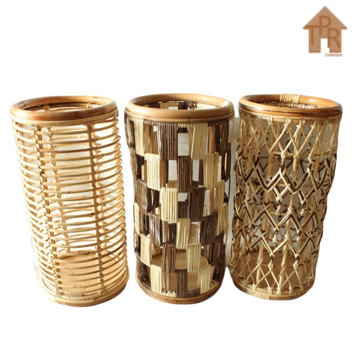 Jual Rotan - Tempat Payung Natural Rotan Asli T52 | Shopee Indonesia
