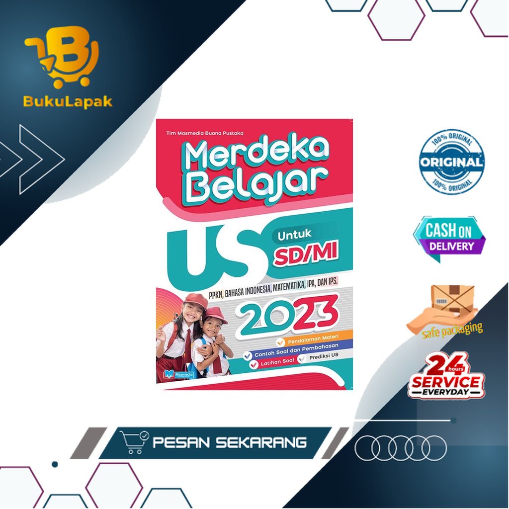 Jual Buku US SD 2023, Merdeka Belajar US SD MI 2023, Buku Kurikulum ...