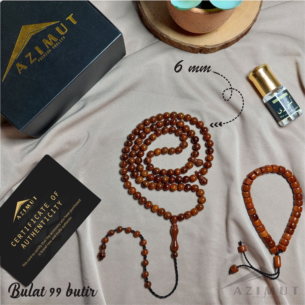 Jual COD Tasbih Kaukah Kokka Original Bulat 99 Butir 6mm / Premium ...