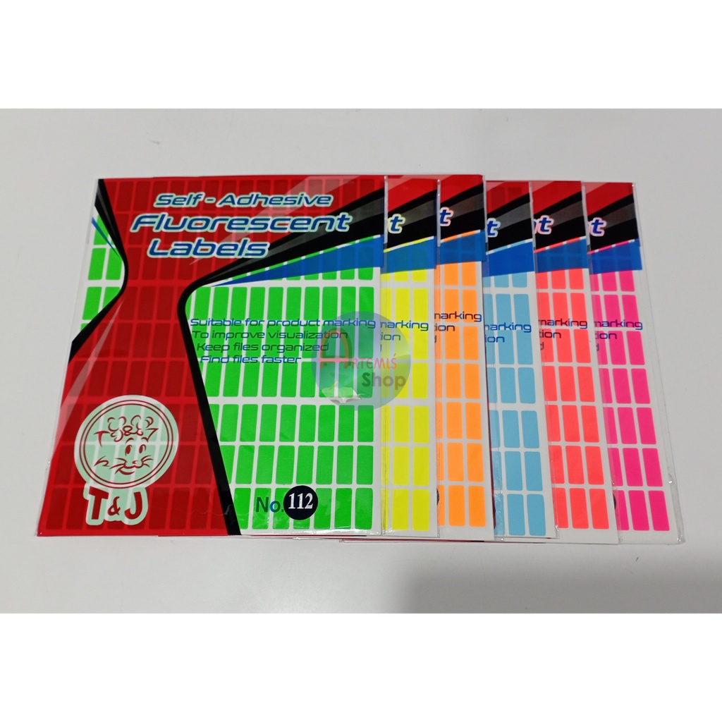 Jual Label Stiker Sticker Tom And Jerry No 112 Warna Neon Fluorescent