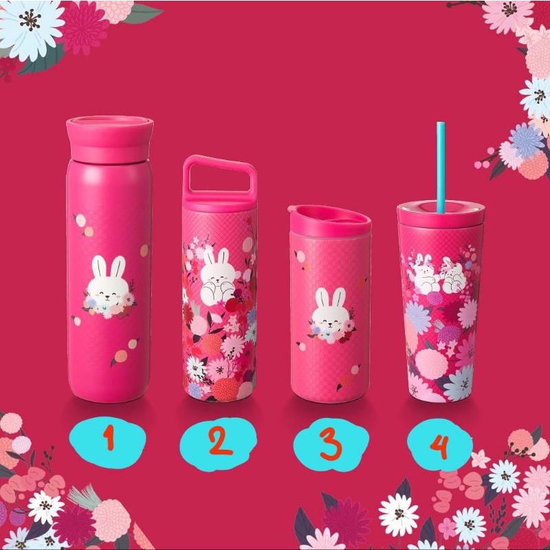 Jual STARBUCKS TUMBLER RABBIT WINTER 2022 | Shopee Indonesia