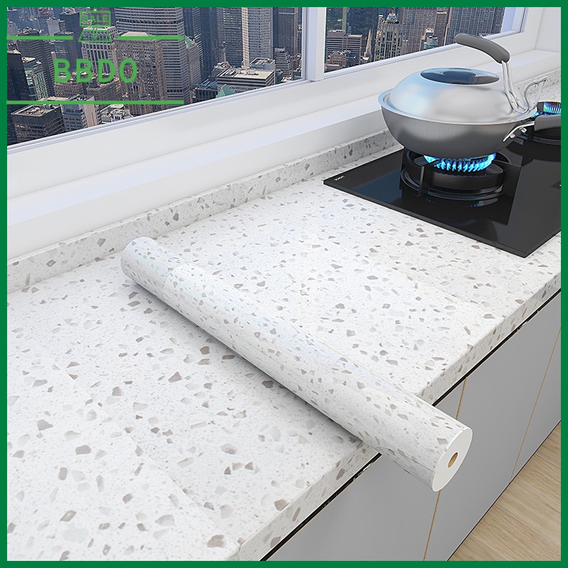 Jual wallpaper dapur anti minyak dan panas 60 cm * 6 meter stiker ...