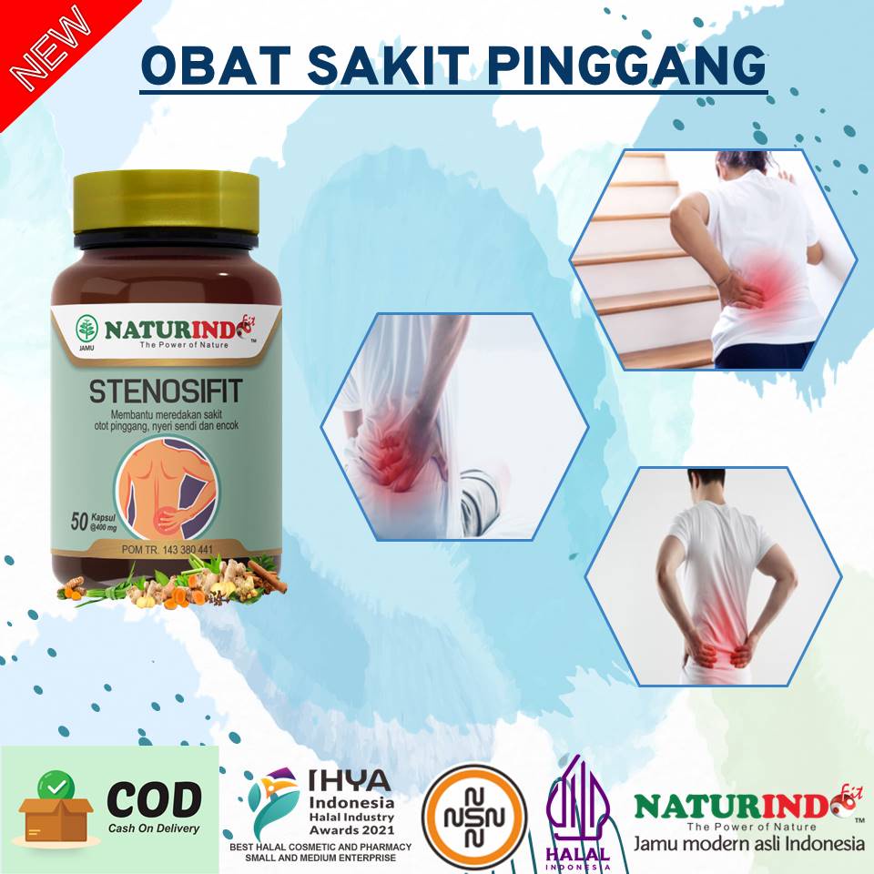 Jual Obat Herbal Sakit Pinggang Nyeri Punggung Encok Syaraf Kejepit ...
