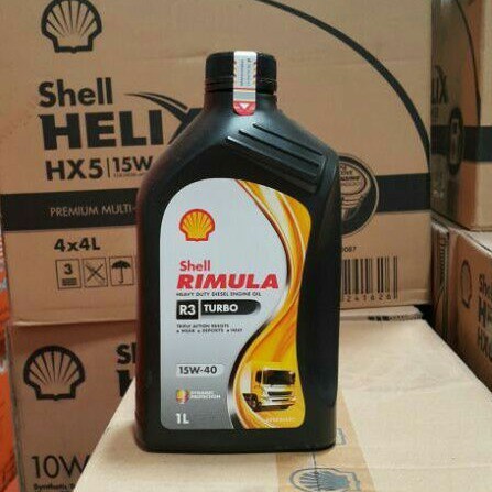Jual Oli Shell Rimula R3 Turbo 15W-40 1 Lt Diesel Original -66219 In # ...
