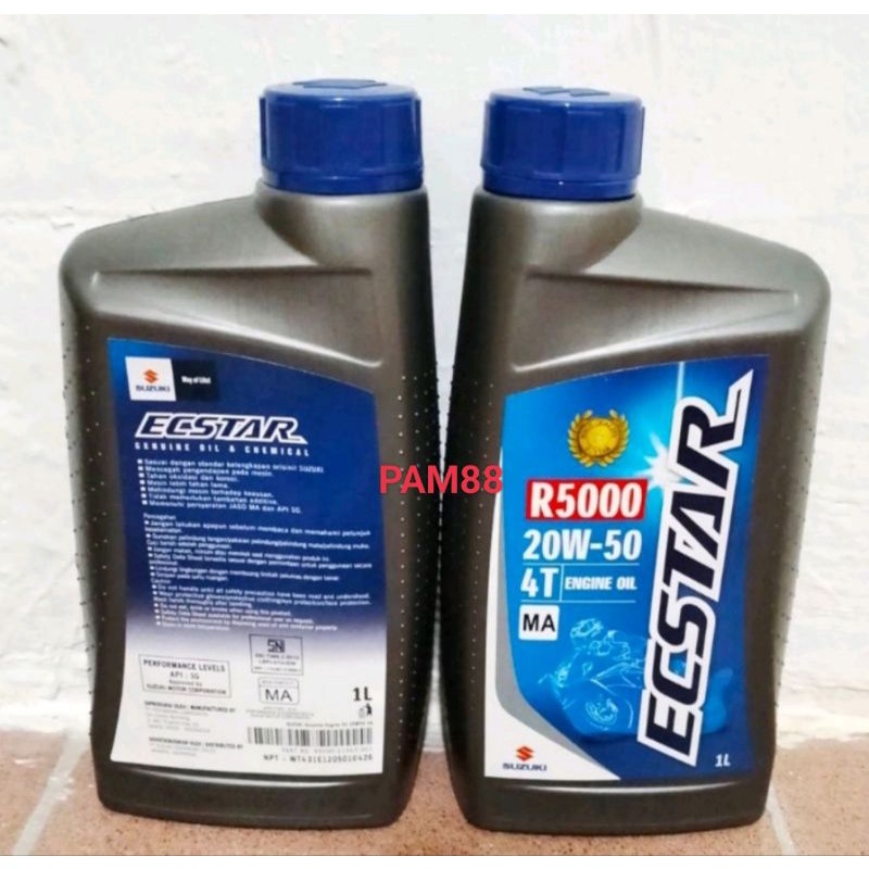 Jual Oli SGO ECSTAR ...1 liter suzuki 20 W - 50 SG MA... 1 liter | Shopee Indonesia
