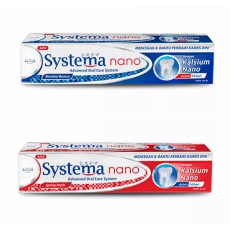 Jual Systema nano pasta gigi menthol breeze spring fresh 190gr | Shopee ...
