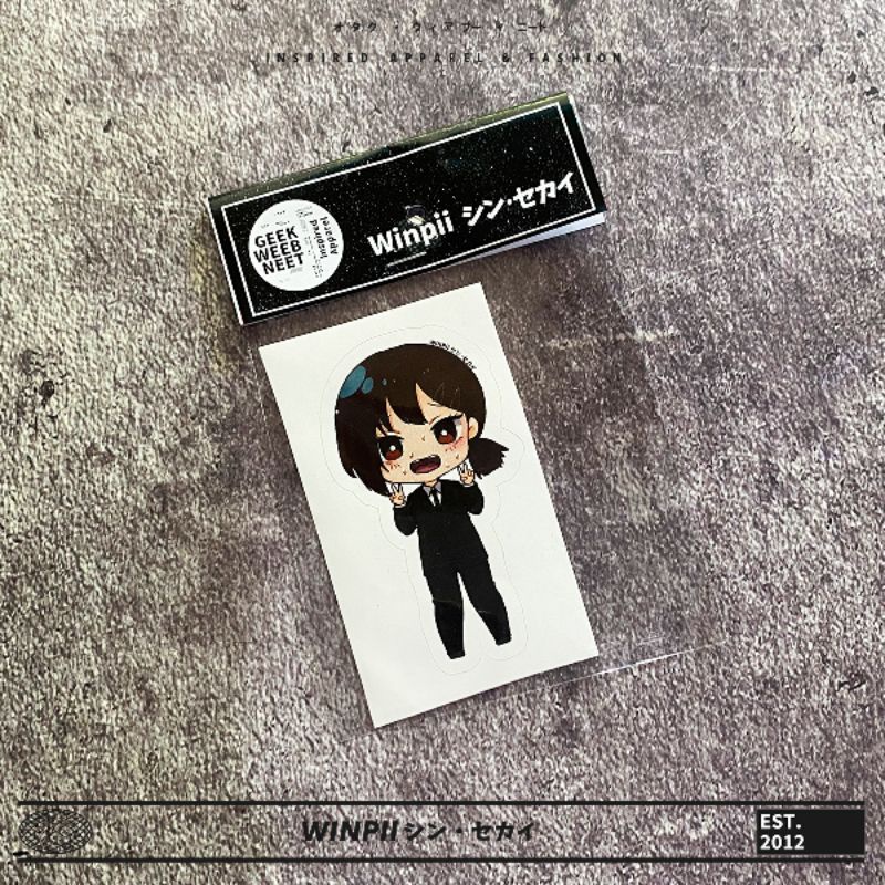 Jual Stiker / Sticker Kobeni Higashiyama Anime Chainsaw Man | Shopee ...