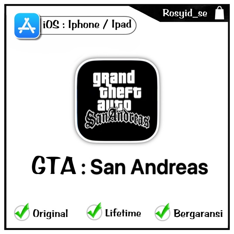 Jual GTA San Andreas - IOS ( ORIGINAL ) | Shopee Indonesia