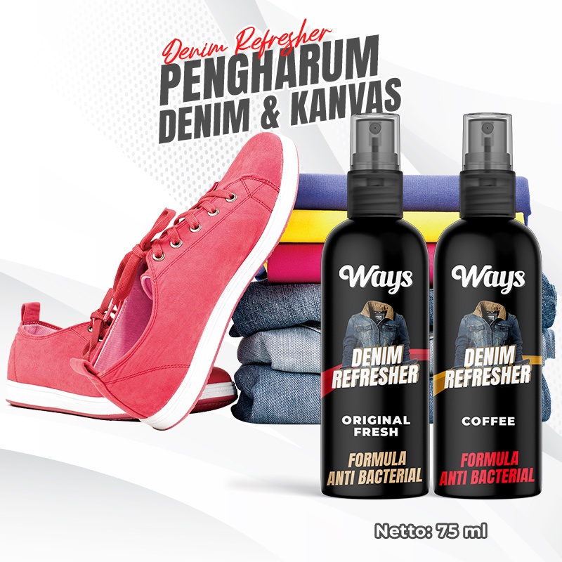 Jual Denim Refresher / Parfum Sepatu Helm / Parfum Jaket Celana / WAYS ...