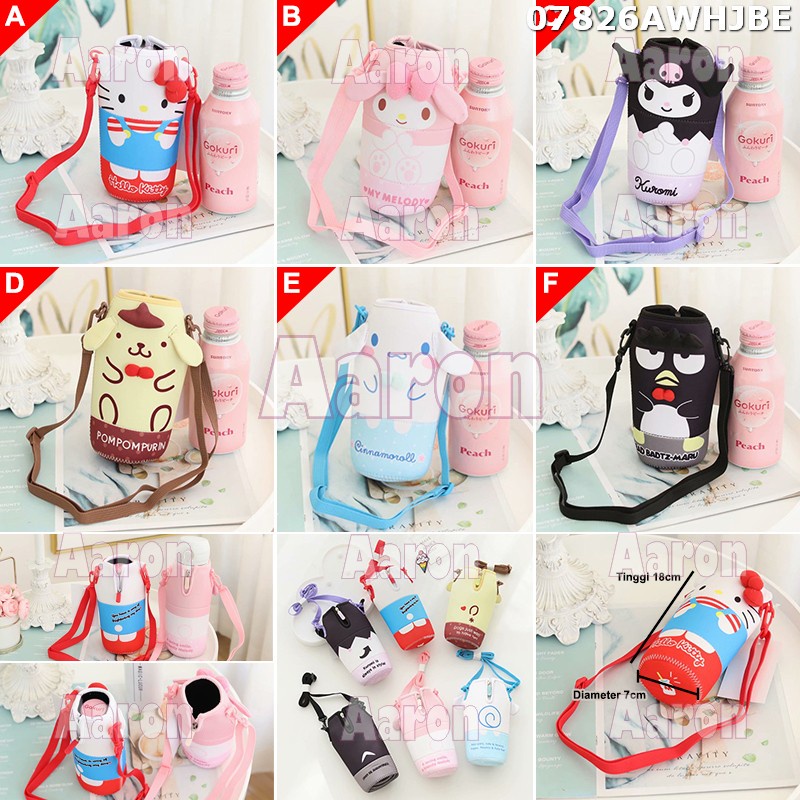 Jual Tas Botol Minum Kitty Melody Purin Kuromi Cinnamoroll Badtzmaru ...
