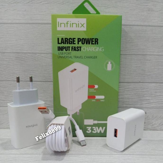 Jual CHARGER INFINIX NOTE 10 NOTE 10 PRO ORIGINAL TYPE C FAST CHARGING ...