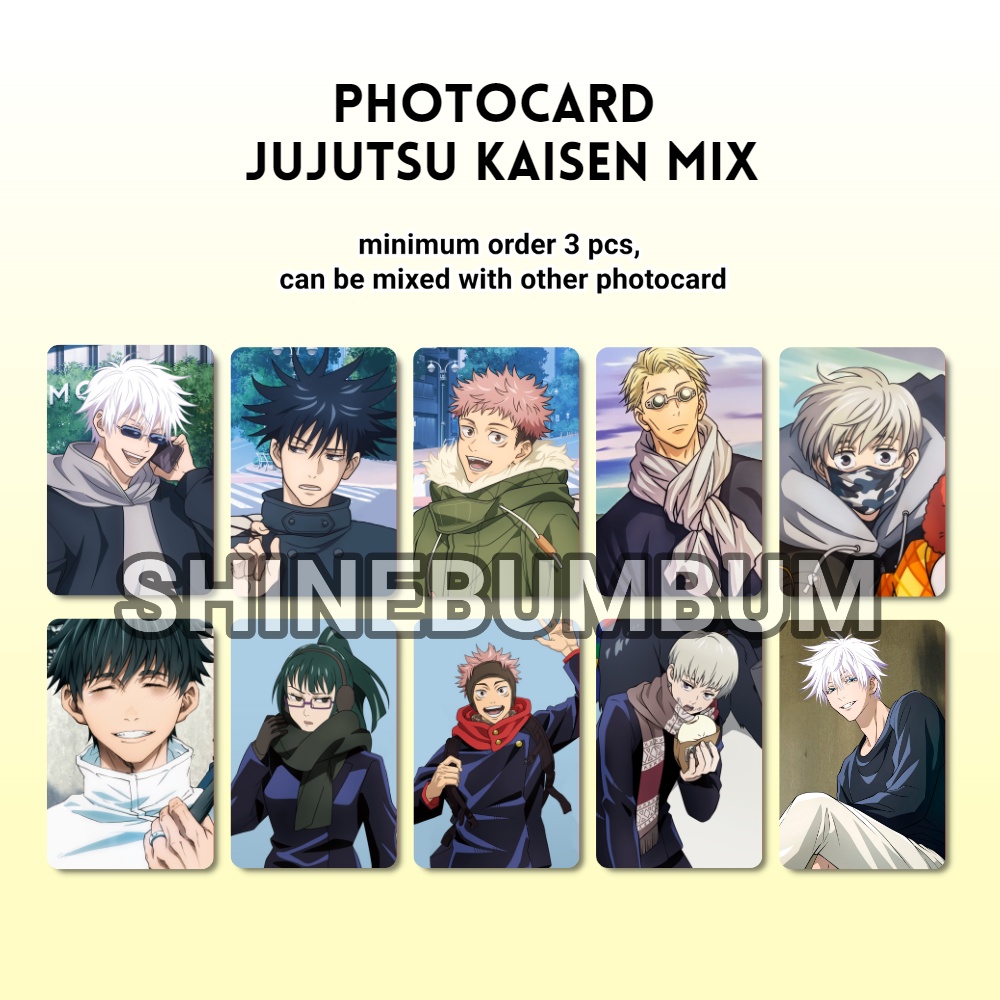 Jual Photocard Anime Jujutsu Kaisen mix | Shopee Indonesia