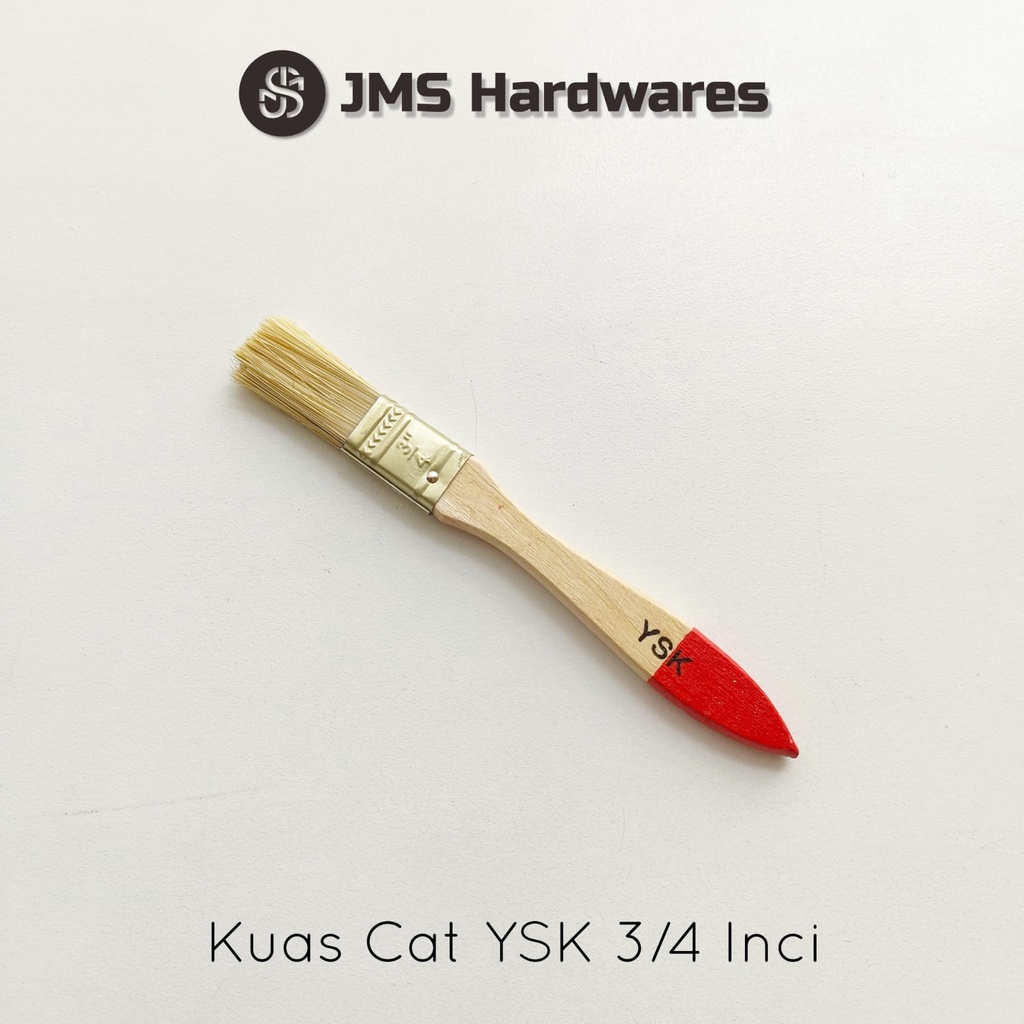 Jual KUAS CAT YSK TYPE 633 BULU PUTIH GAGANG KAYU | Shopee Indonesia