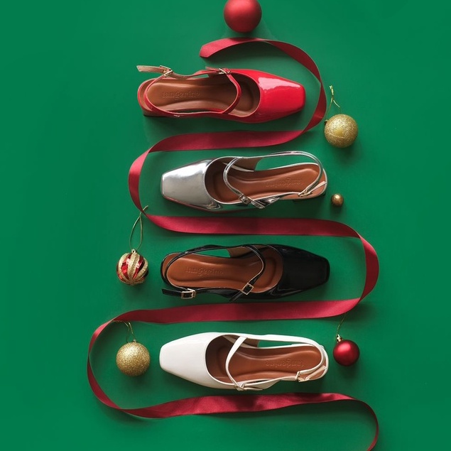 Jual Santa Heels — Tangerine Marché [Christmas Edition X Bossbabe ...