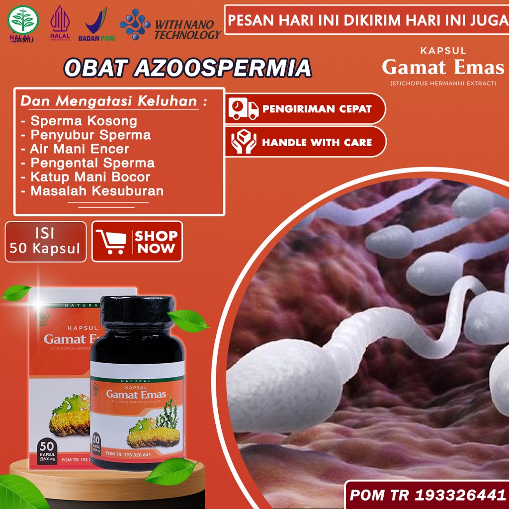 Jual Obat Azoospermia Sperma Kosong Penyubur Pengental Penambah Sperma ...