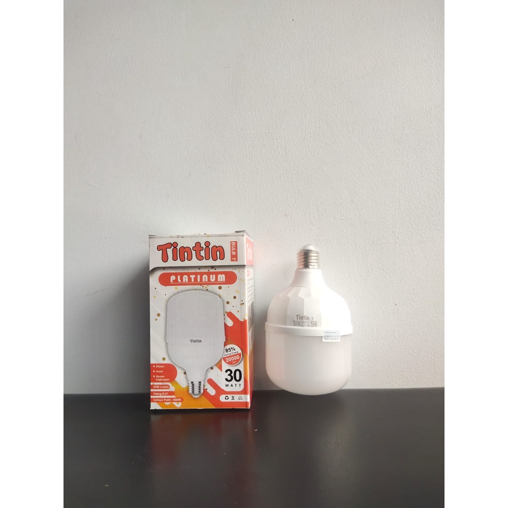 Jual Bohlam Lampu LED TinTin Platinum 30 Watt T Bulb GARANSI TERMURAH !! | Shopee Indonesia