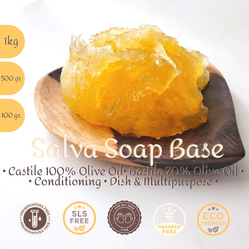 Jual NATURAL LIQUID SOAP BASE 1KG CASTILE 100% OLIVE / BASTILE ...