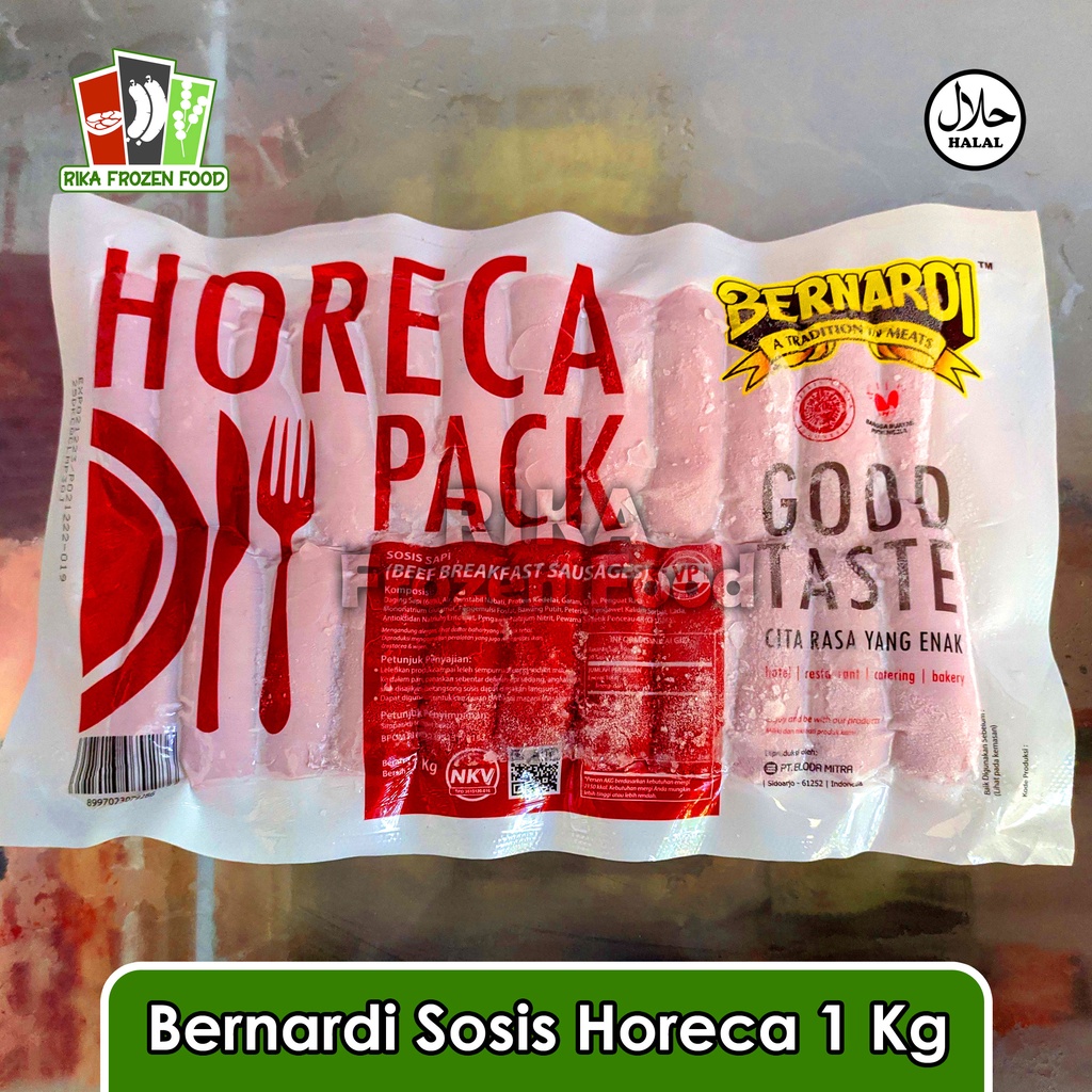 Jual Sosis Bakar Sapi Bernardi Horeca Pack 1 kg | Shopee Indonesia