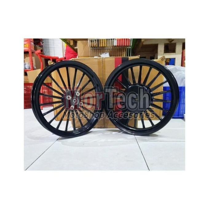 Jual Velg Pelek Racing Tapak Lebar Rossi Turbin Palang - Balok 20 ...